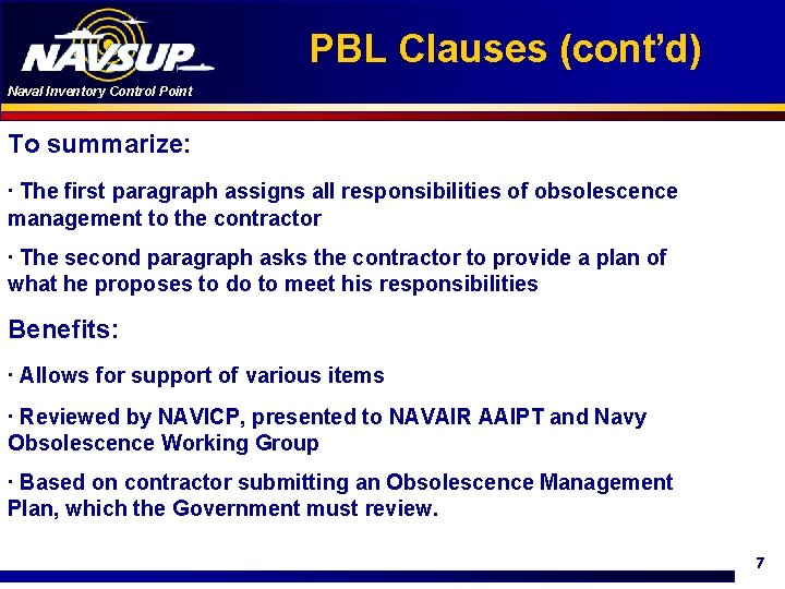 Naval Inventory Control Point DMSMS Management at NAVICP