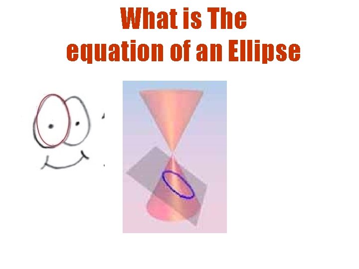 What is The equation of an Ellipse Definition