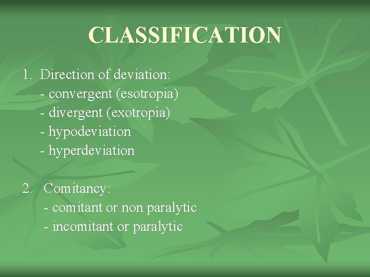 SQUINT Dr Ajay Dudani Mumbai Retina Centre DEFINITION