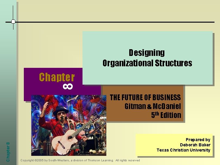 Designing Organizational Structures 8 Chapter 8 THE FUTURE