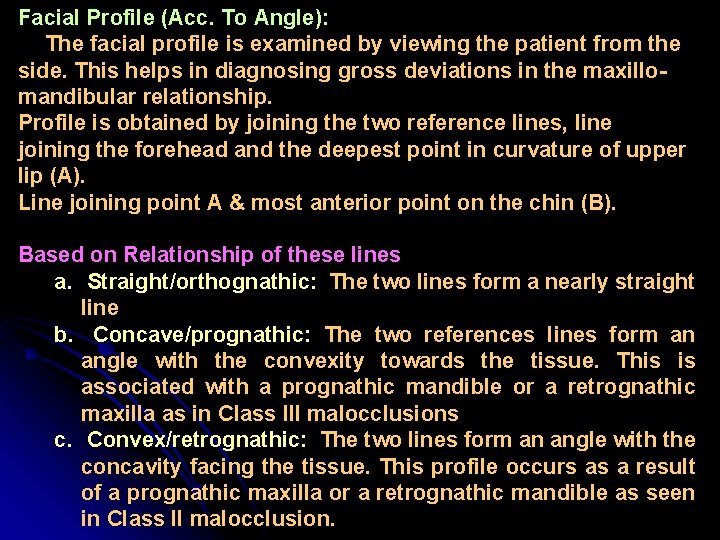 Diagnosis and Treatment Plan for Complete Denture Patients