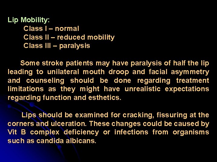 Diagnosis and Treatment Plan for Complete Denture Patients