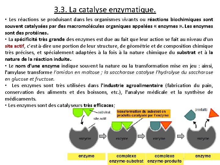 La Catalyse 1 catalyse et les catalyseurs 2