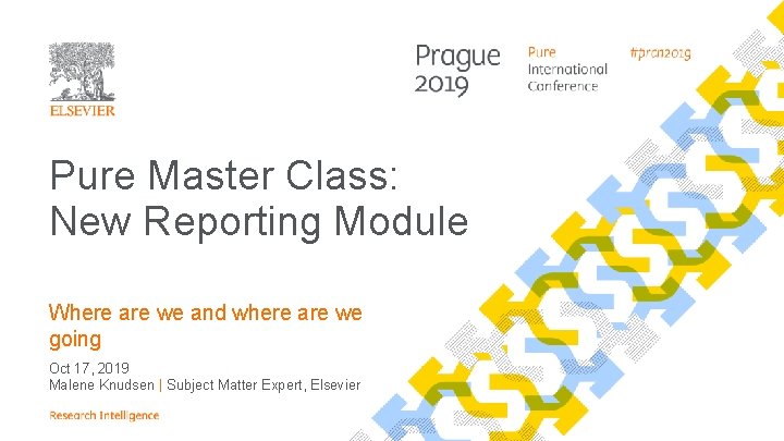 Pure Master Class New Reporting Module Where are