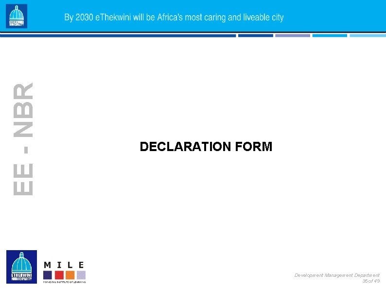 ENERGY EFFICIENCY NATIONAL BUILDING REGULATIONS Development Management ...
