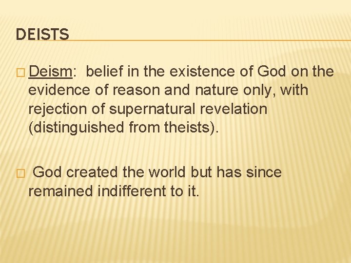 Enlightenment 1750 1800 THE REVOLUTIONARY PERIOD THE AGE