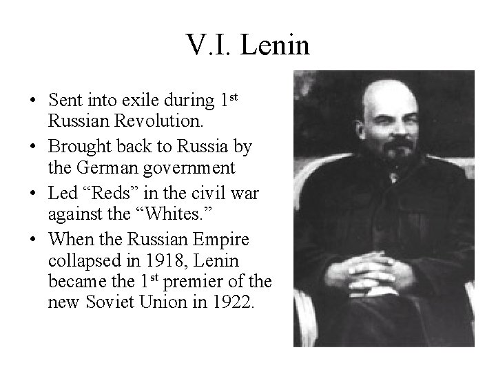 What took place in 1917 that changed the