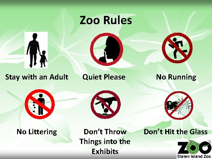 Were Going To Visit The Zoo A Zoo Were Going To Visit The Zoo A Zoo