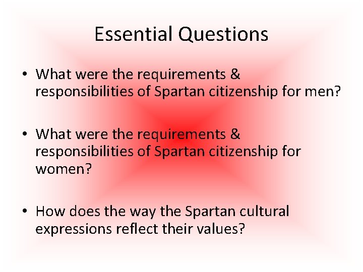 Ancient Greece This is Sparta 900 396 B