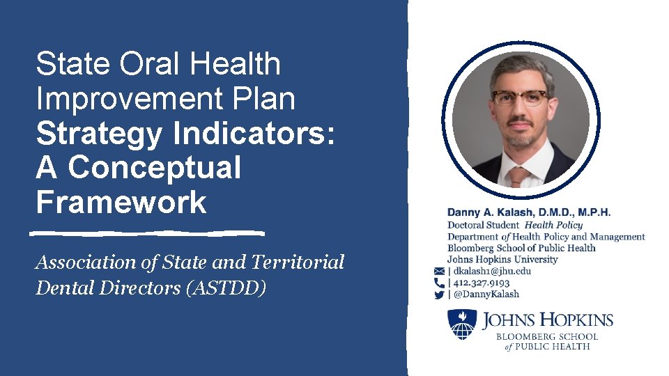 State Oral Health Improvement Plan Strategy Indicators A