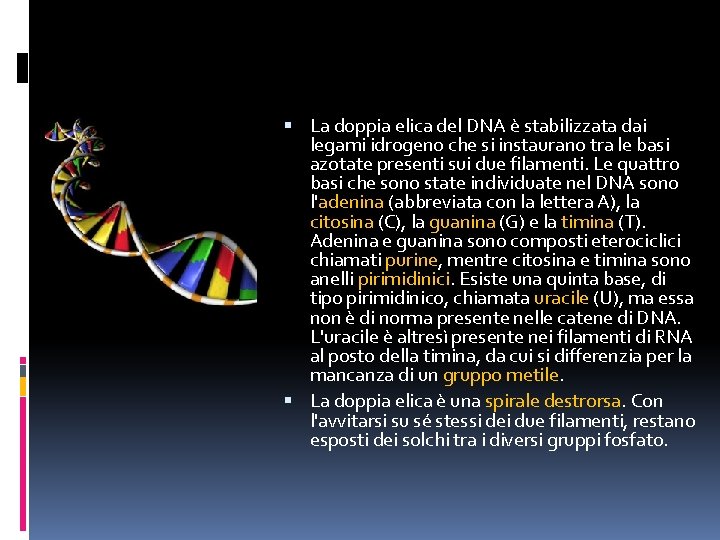 ALLA SCOPERTA DEL DNA STORIA Miescher 1869 il