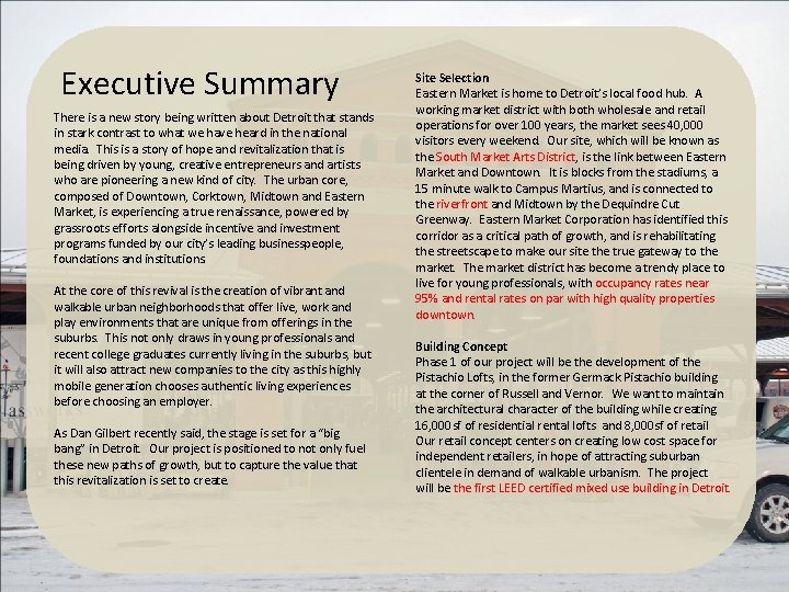 The Pistachio Lofts South Market Ward Detwiler MBA