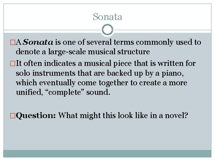 Structure in The Cellist of Sarajevo ANALYZING STRUCTURE