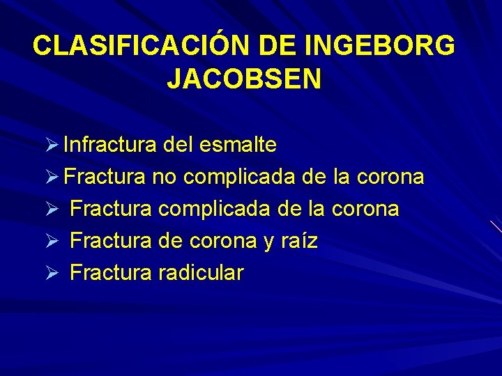 ODONTOPEDIATRA TEMA V LESIONES TRAUMTICAS EN DIENTES TEMPORALES