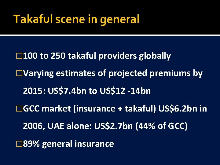 Investment Challenges For Takaful Companies in the GCC