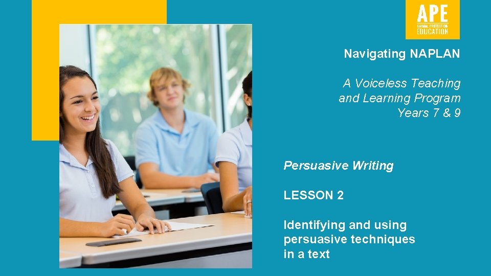 Navigating NAPLAN A Voiceless Teaching and Learning Program