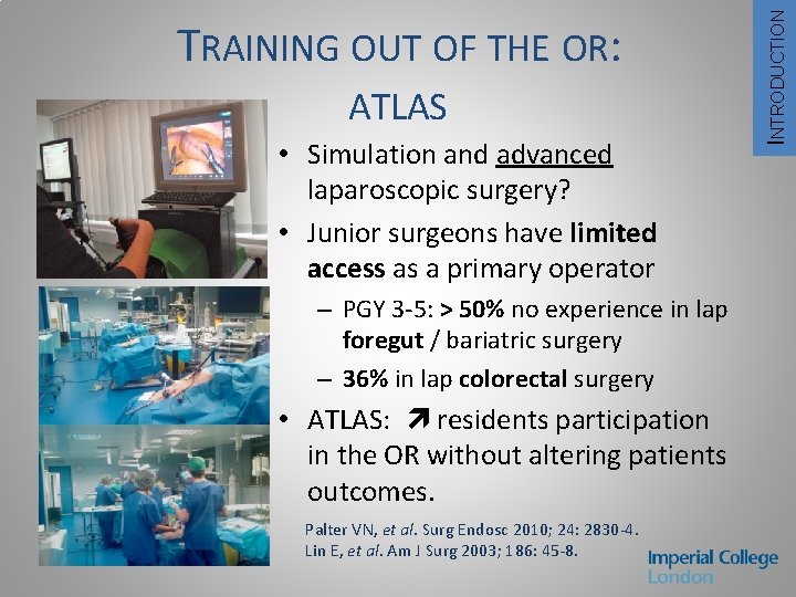 ADVANCED TRAINING IN LAPAROSCOPIC ABDOMINAL SURGERY ATLAS A