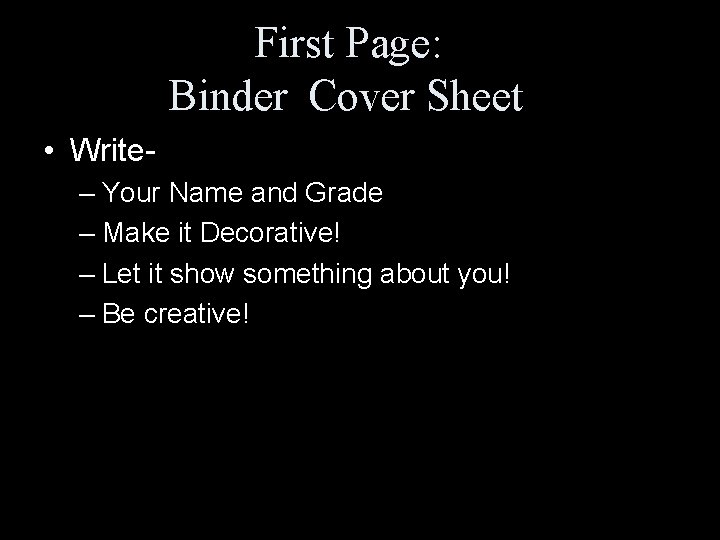 Welcome to the Organized Binder System Lets get