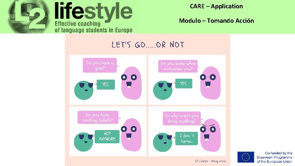 CARE Application TOMANDO ACCION CARE Application Modulo Tomando