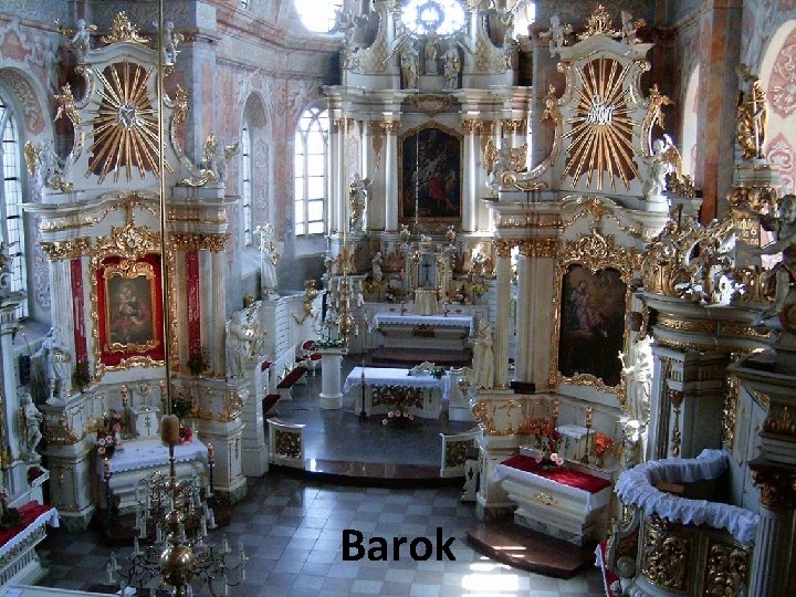 Barok Zkladn charakteristika Opierajci sa na rmskokatolcke nboenstvo