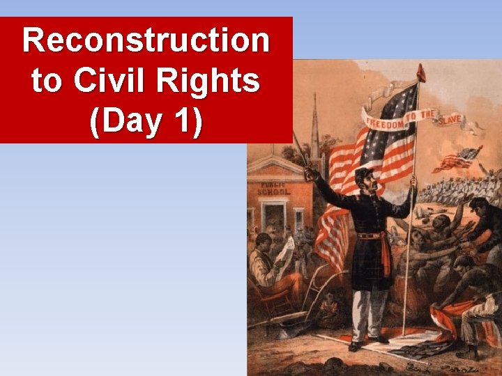 Reconstruction to Civil Rights Day 1 Learning Targets