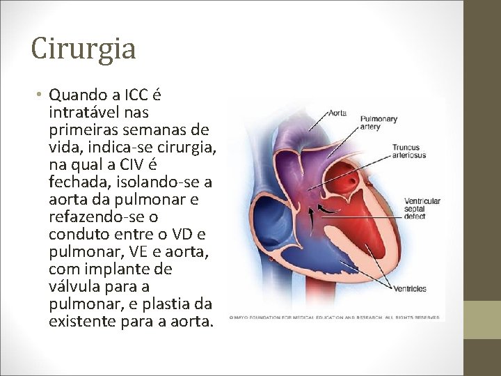 Cardiopatias congnitas no perodo neonatal e Cirurgia cardaca