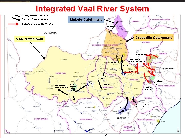 VAAL RIVER SYSTEM TARIFF TITLE Water PRESENTATION and