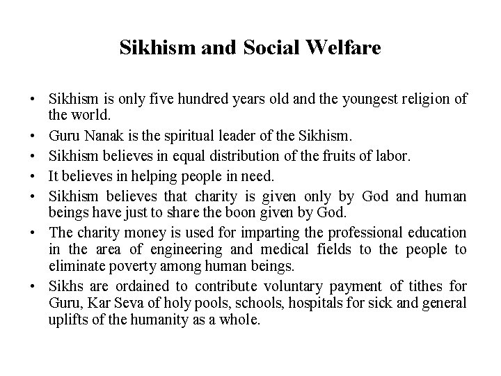 Roots Of Social Welfare In Different Religions Christianity