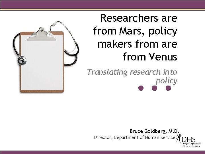 Researchers are from Mars policy makers from are
