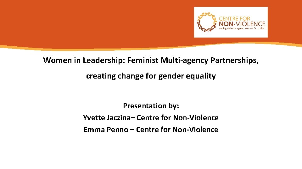 Women in Leadership Feminist Multiagency Partnerships creating change