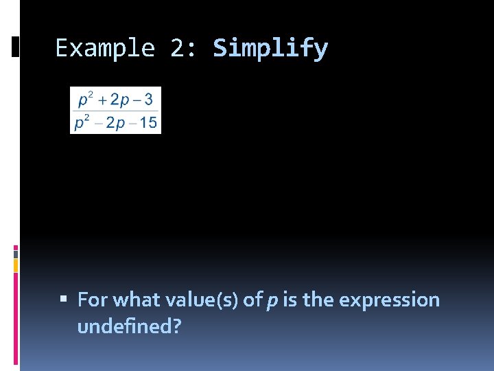 8 1 MULTIPLYING AND DIVIDING RATIONAL EXPRESSIONS Vocabulary