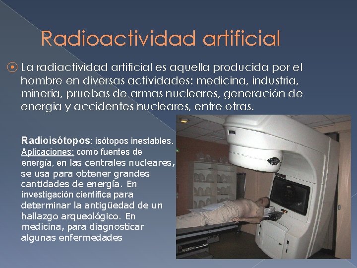 Efectos de la radiactividad sobre el ser humano