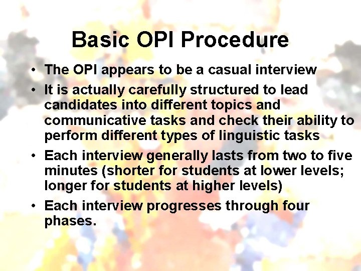 Assessing Your Students Oral English Proficiency Using Oral
