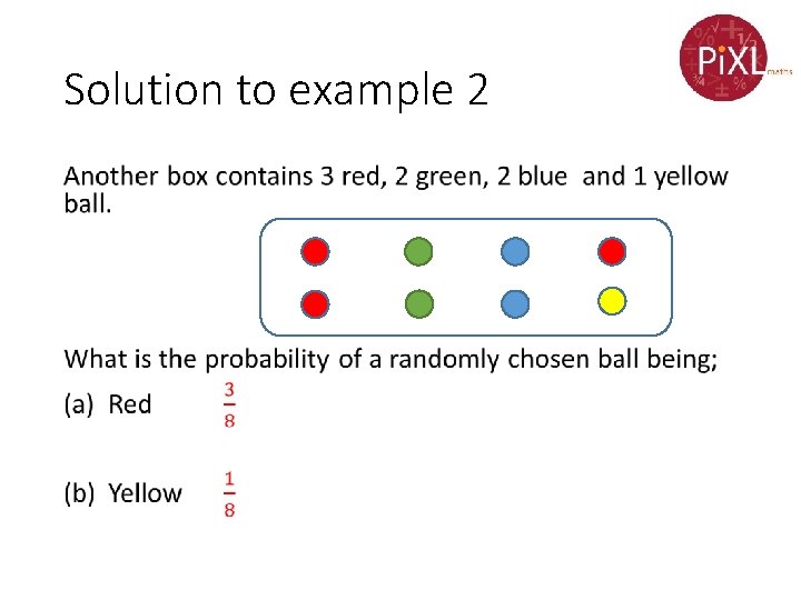 Grade FG Probability of equally likely outcomes To