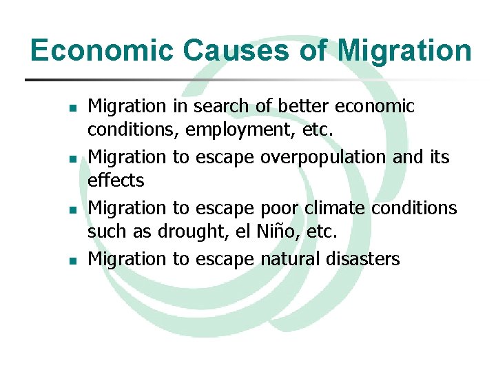 Introduction to Migration presented by Modified by Pamela