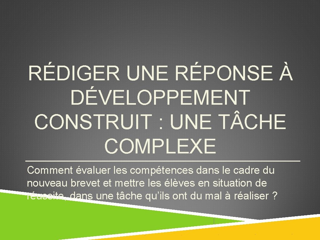 LA T CHE COMPLEXE EN HISTOIRE GOGRAPHIE DUCATION