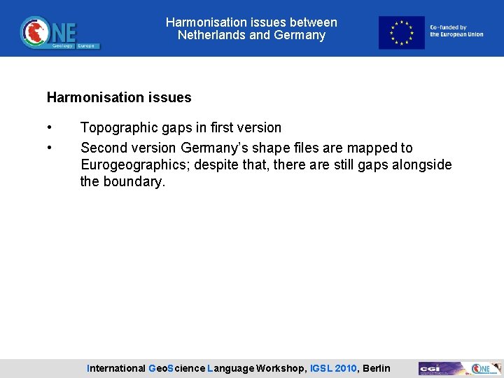 Session III Harmonisation and terms aspirations and reality