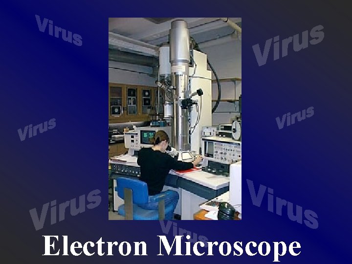 A person that studies viruses Electron Microscope Herpes
