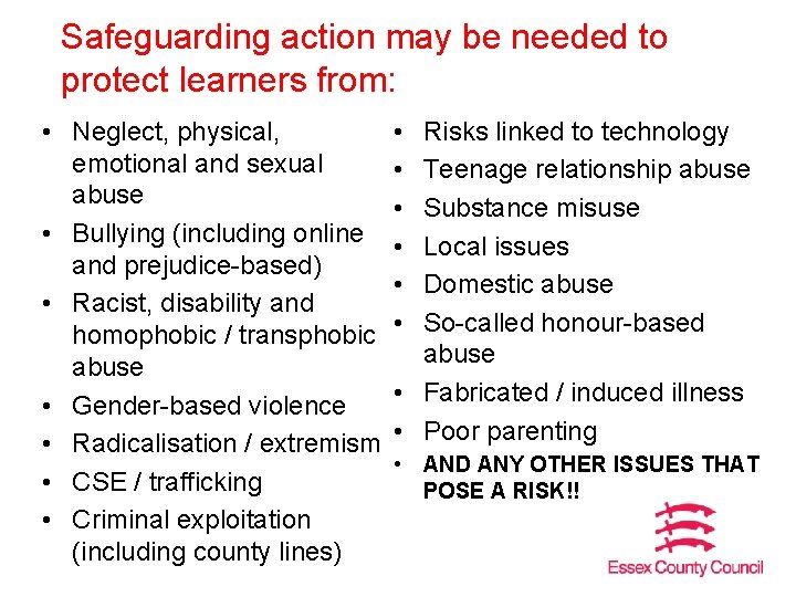 Level 2 Safeguarding Training for Schools 2020 21