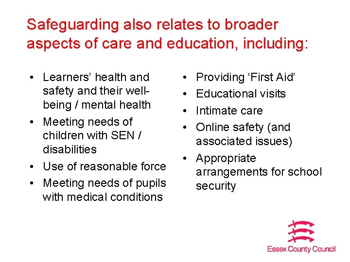 Level 2 Safeguarding Training for Schools 2020 21