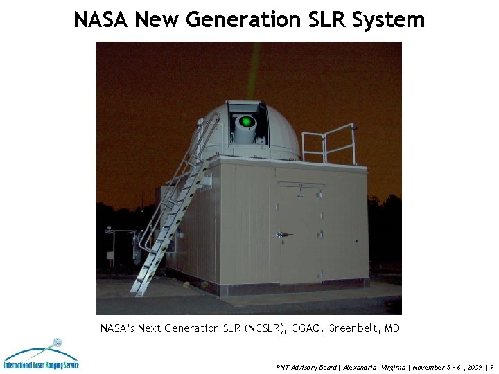 International Update on Satellite Laser Ranging SLR http