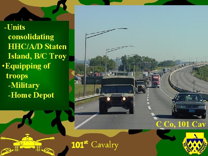 101 st Cavalry Presented By Lieutenant Colonel Mario