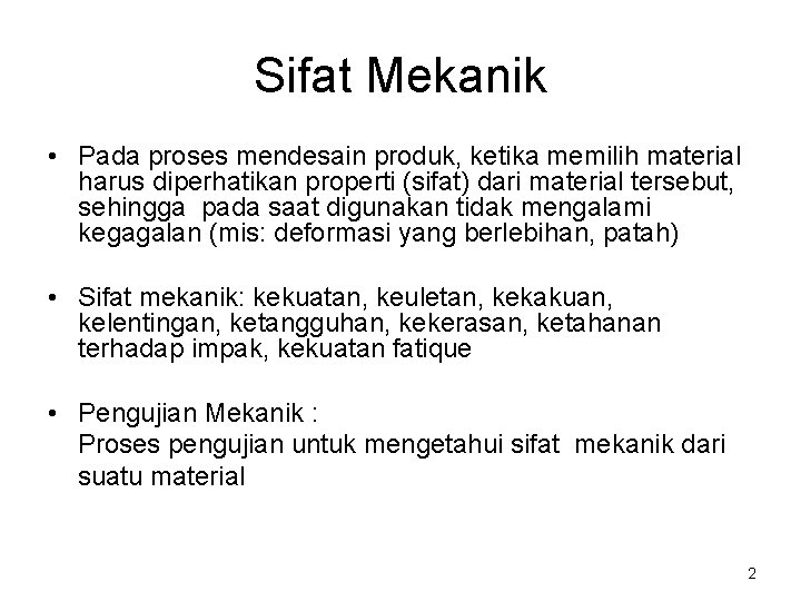 Uji Tarik Sifat Mekanik Pada proses mendesain produk