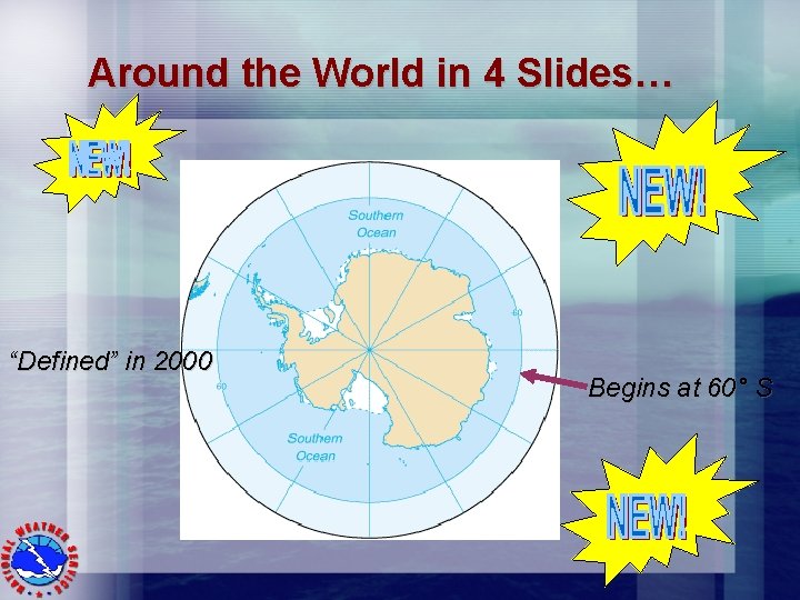 The Oceans A Presentation on AtmosphereOcean Interaction Presented