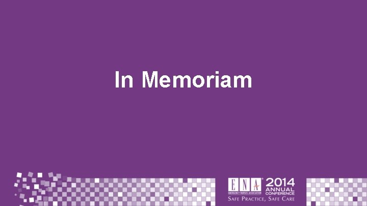 In Memoriam Angela Alleyne RN New York ENA