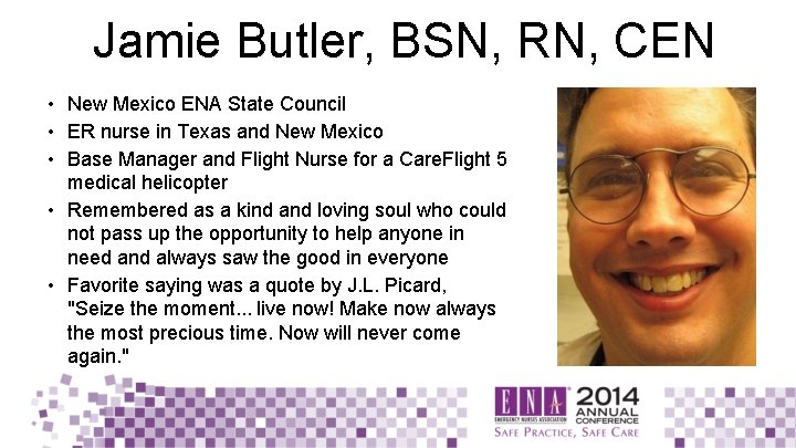 In Memoriam Angela Alleyne RN New York ENA