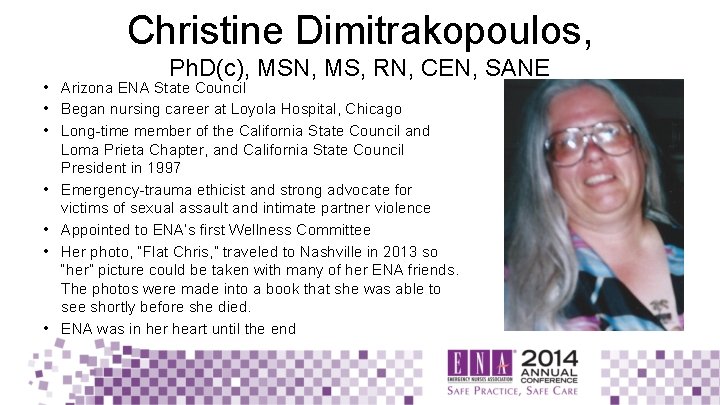 In Memoriam Angela Alleyne RN New York ENA