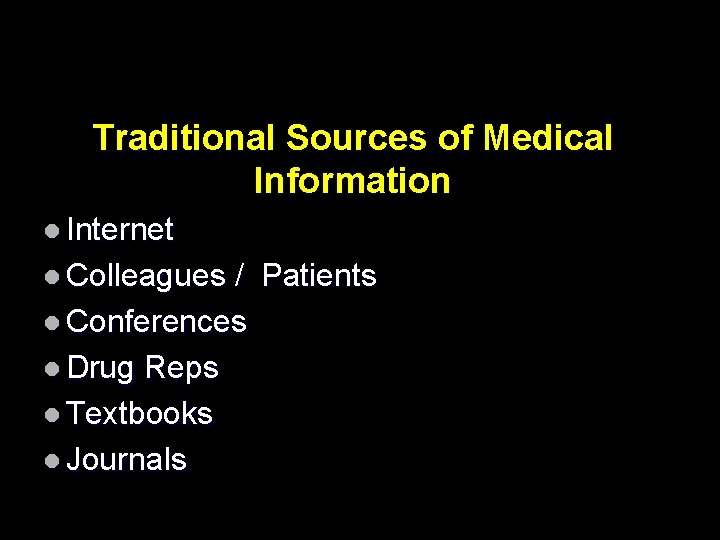 EvidenceBased Medicine EBM What does it really mean