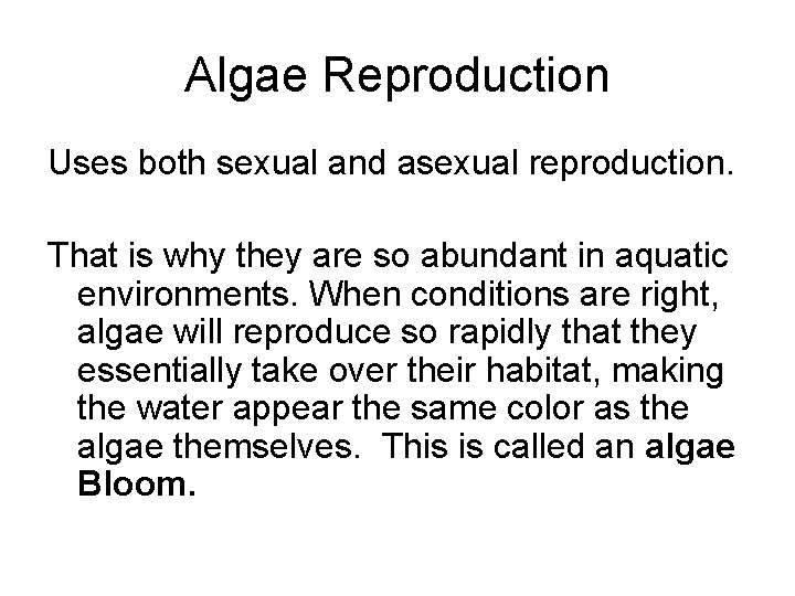 Honors Biology Module 3 Kingdom Protista Part 2