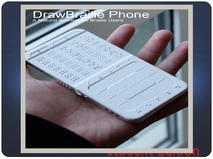 BRAILLE TOUCH PAD Apa itu Braille Braille ialah